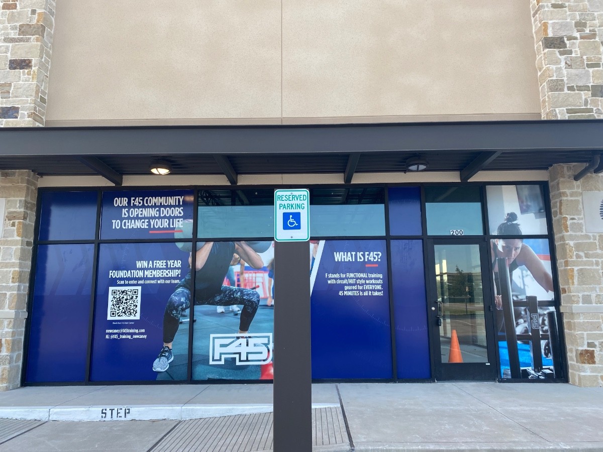 New signage at Valley Ranch - F45